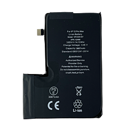 iPhone 12 Pro Max Battery with Integrated (BMS) Flex - 3687 mAh (No ...