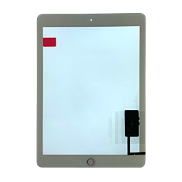 iPad 5 White Touch Screen with Home Button and Tesa Adhesive (Premium)