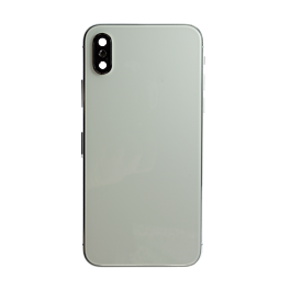 iPhone X Silver Back Cover and Housing with Pre-installed Small ...