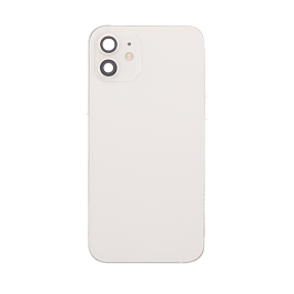 iPhone 12 Back Housing W/ Small Components Pre-Installed No Logo White ...