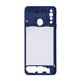 Mid-Frame Housing Compatible For Samsung Galaxy A20S (Blue)