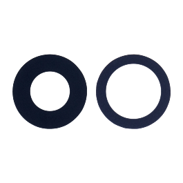 iPhone 11 Back camera lens with adhesive (Glass Only) (2Pc Set) AM