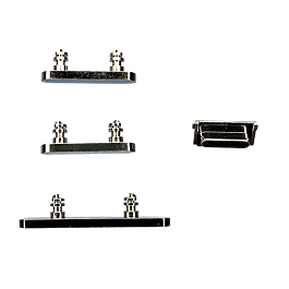 iPhone 12 Pro / Pro Max Button Set (Power, Volume, Mute) - Silver