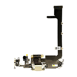 iPhone 11 Pro Max Charging Port Flex Cable - Silver (Premium)