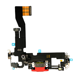 iPhone 12/12 Pro Charging Port Flex Cable - Red (Premium)