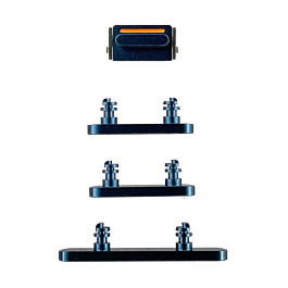 iPhone 13 Button Set (Power, Volume, Mute) - Blue