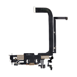 iPhone 13 Pro Max Charging Port Flex Cable Gold - Aftermarket Plus