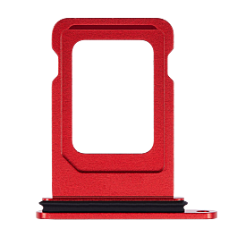 iPhone 14 / 14 Plus Single SIM Card Tray - Red