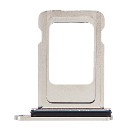 iPhone 15 Pro / 15 Pro Max Single Sim Card Tray - White Titanium