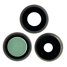 iPhone 15 Pro Rear Camera Lens with Bezel - White Titanium - Premium