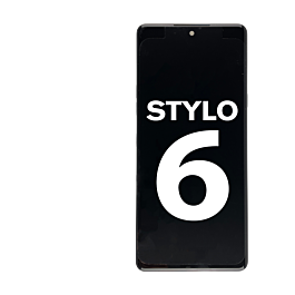 LG Stylo 6 LCD and Touch Screen Assembly with Blue frame