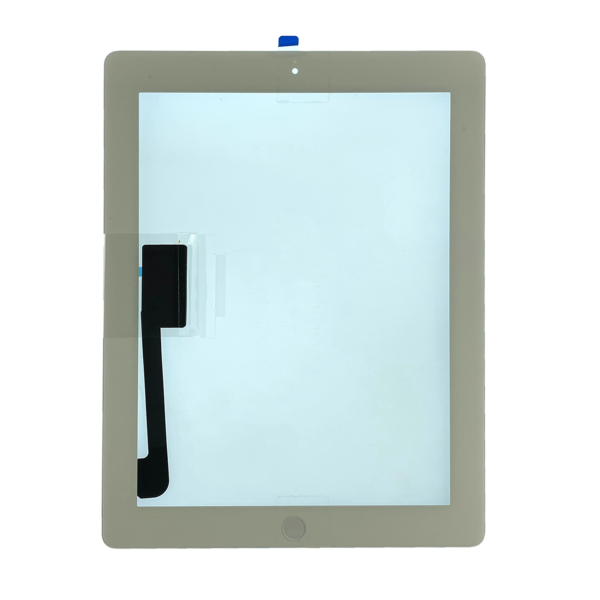 iPad 3 White Touch Screen with Home Button and Tesa Adhesive (Premium)