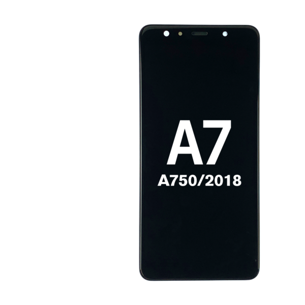 Samsung Galaxy A7 (A750 / 2018) OLED Assembly With Frame Black ...