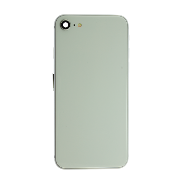 iPhone 8 Silver Glass Back Cover and Housing with Pre-installed Small ...