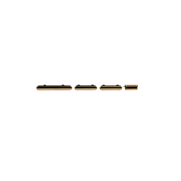 iPhone XS Max Gold Button Set (Power/Switch/Volume)