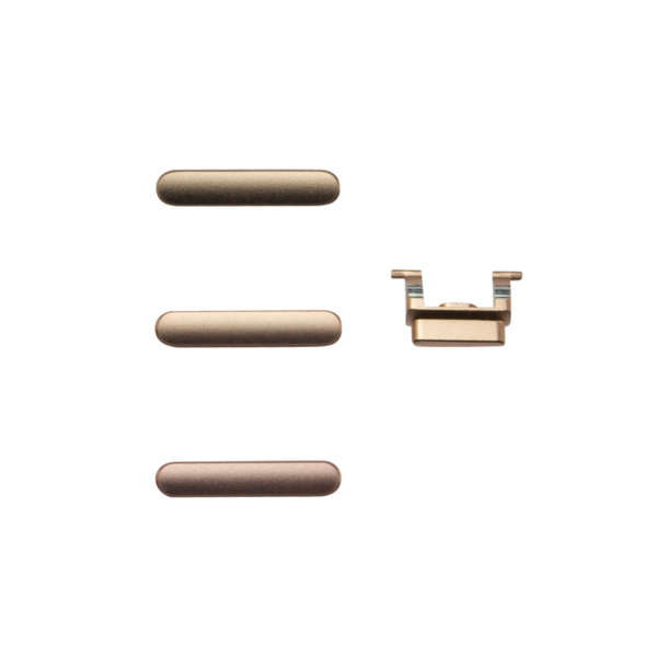 iPhone 8 Plus Gold Button Set (Power/Switch/Volume)