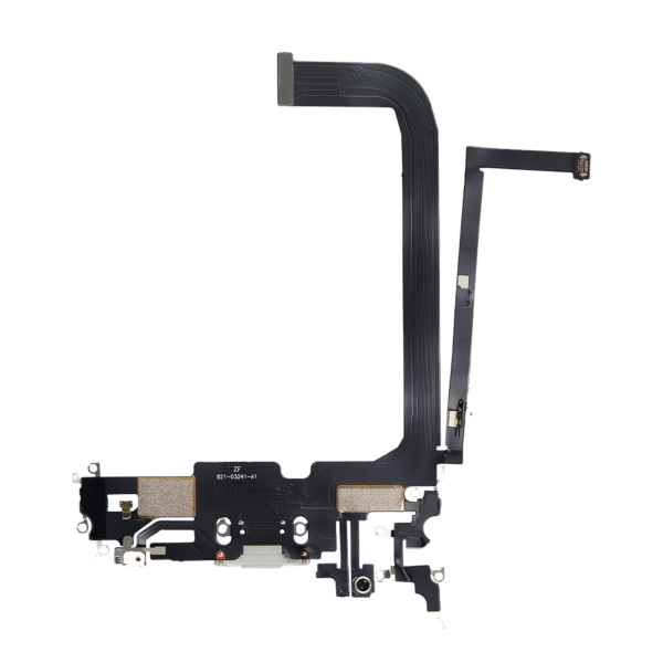 iPhone 13 Pro Max Charging Port Flex Cable Silver - Aftermarket Plus