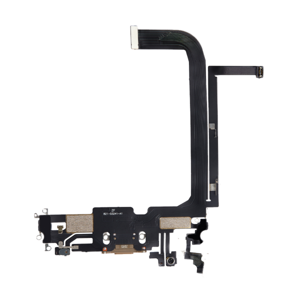 iPhone 13 Pro Max Charging Port Flex Cable Gold - Aftermarket Plus