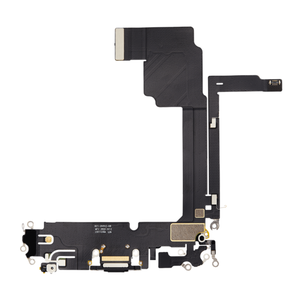 iPhone 15 Pro Max Charging Port Flex - Black Titanium - Premium