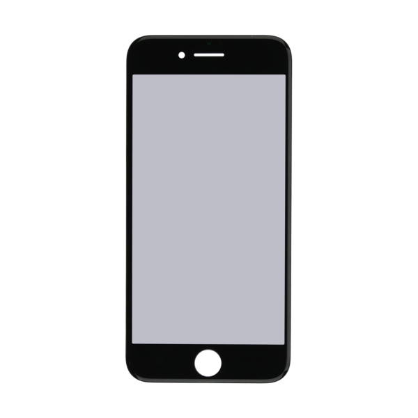 iPhone 7 Black Glass Lens Screen, Frame, OCA and Polarizer Assembly ...
