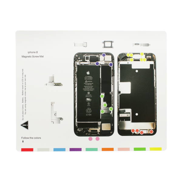 iPhone 8 Magnetic Screw Mat | Fixez.com